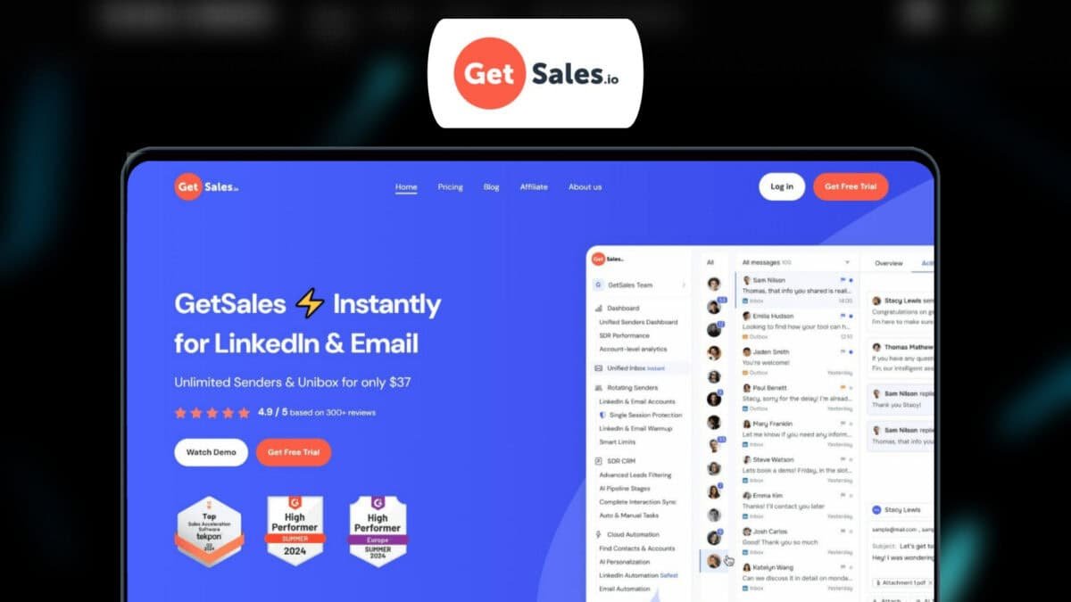 Getsales Lifetime Deal Review: Boost Your Sales Forever - Big SaaS Deal